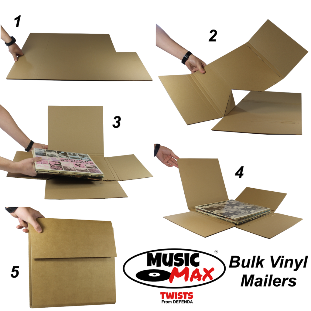 BULK Vinyl Mailers | Strongest Cruciform Record Boxes | International ...