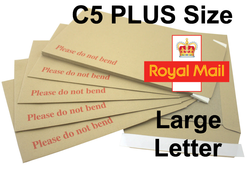 C5 / A5 Board Backed Envelopes | Royal Mail Standard / Small Letter C5 ...